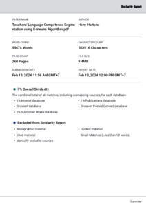 Similarity Teachers’ Language Competence Segmentation using K-means ...